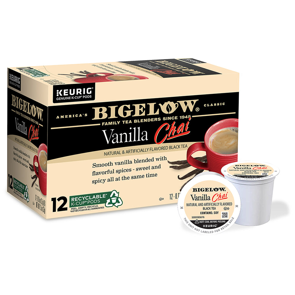 Vanilla Chai K-Cup® Pods- Case of 6 boxes - total of 72 K-Cup® Pods ...