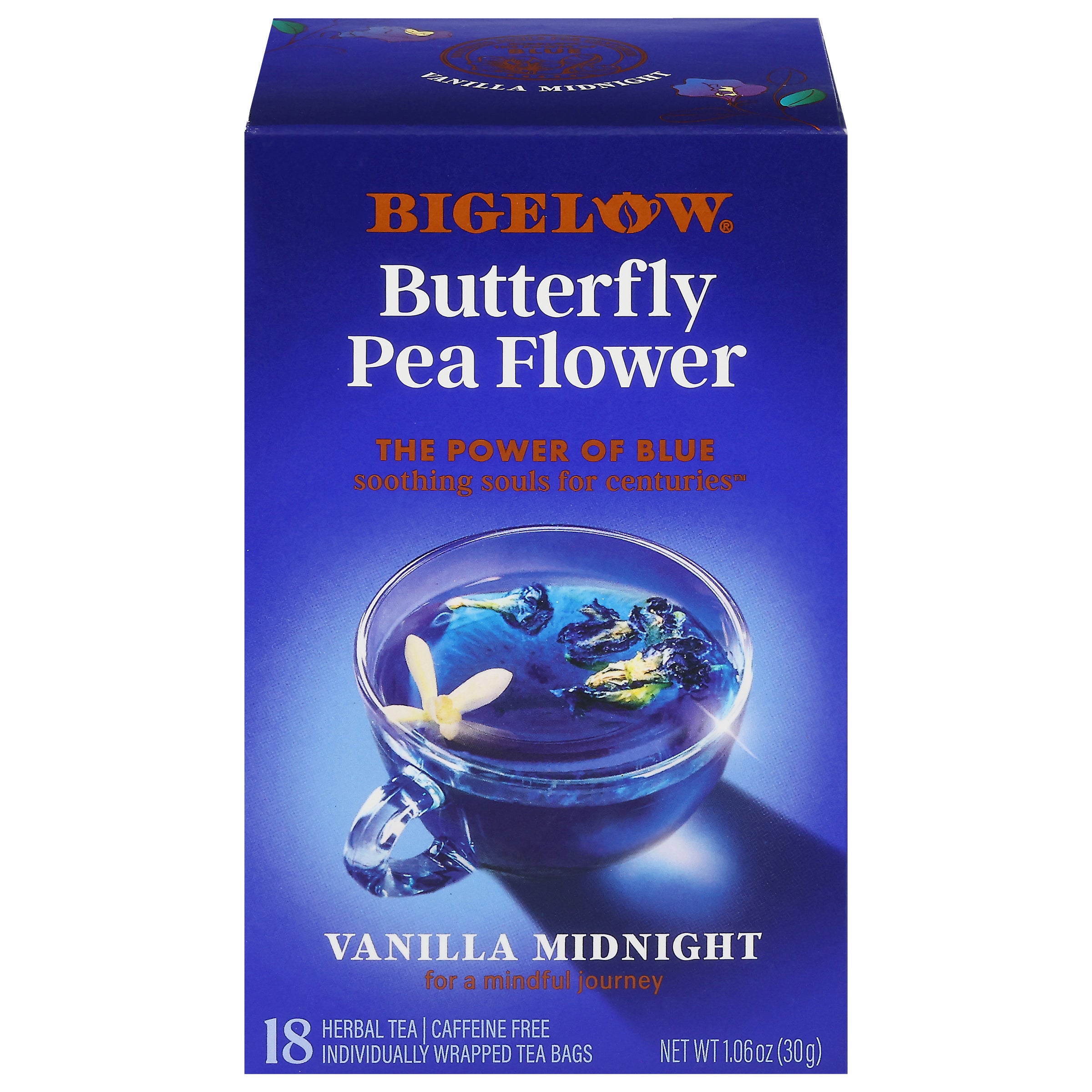 Butterfly Pea Flower Vanilla Midnight Herbal Tea - Case of 6 boxes ...